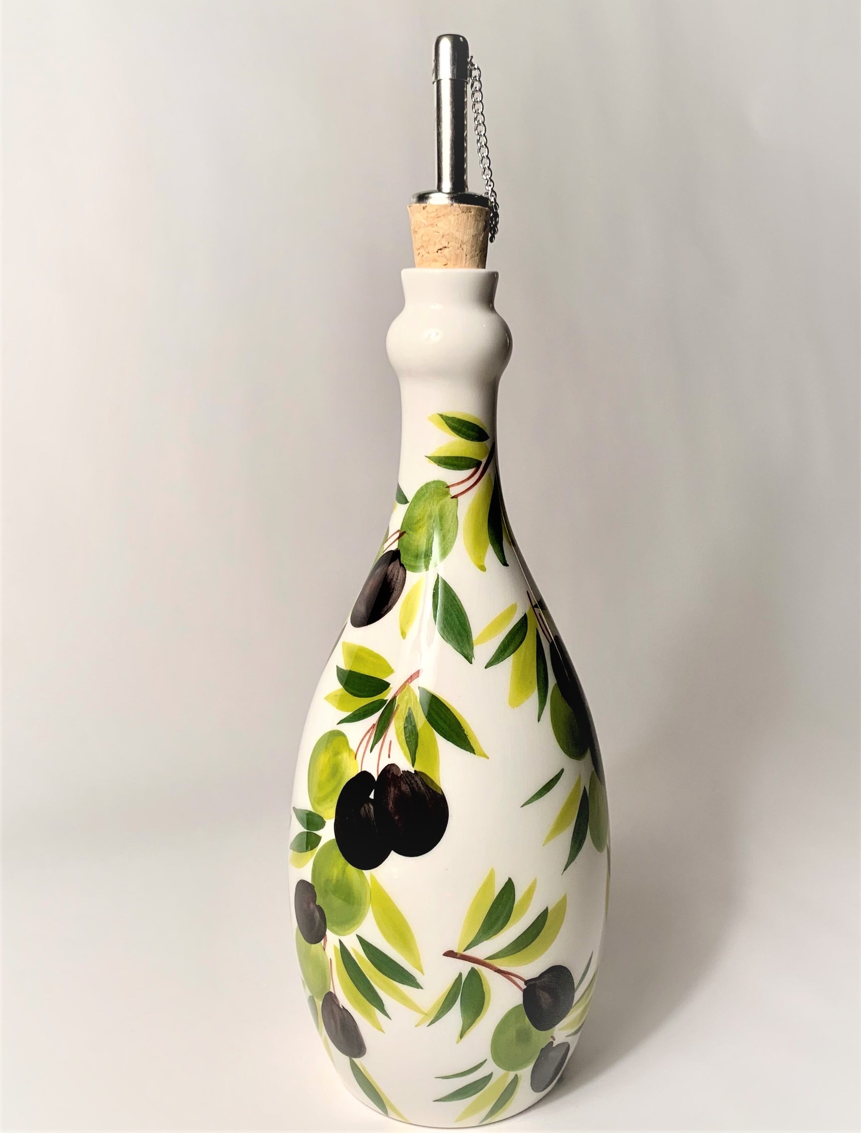 Black / Green Olives Olive Oil Bottle – Lo Bello Imports, LLC